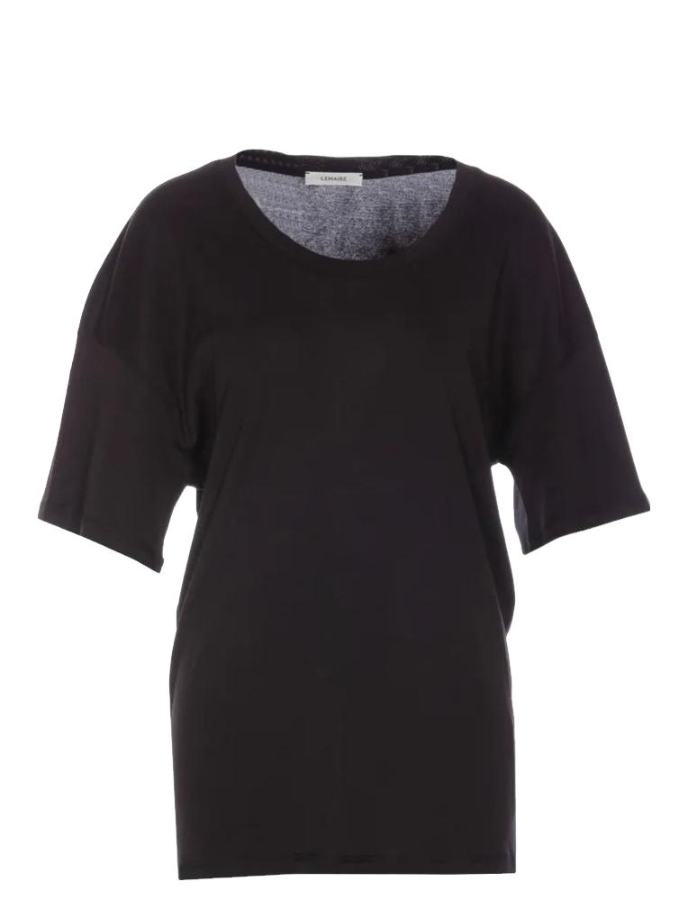LEMAIRE Lemaire Short-Sleeved Scoop Neck T-Shirt